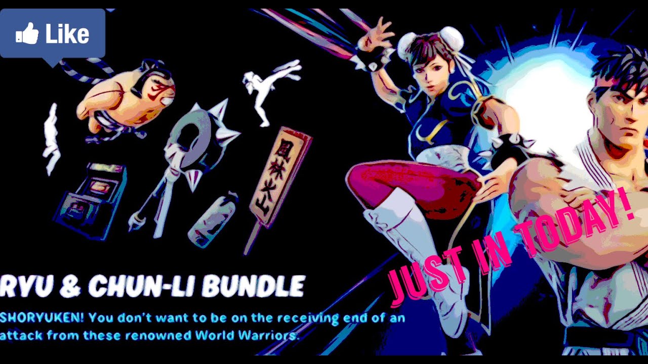 FORTNITE || STREET FIGHTER || RYU & CHUN-LI BUNDLE || Gaming Legends ...