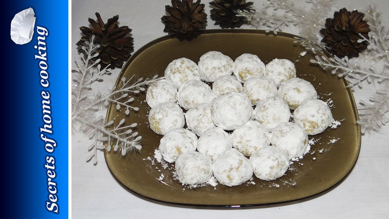 Christmas Snowball Cookies – Nut Balls - YouTube