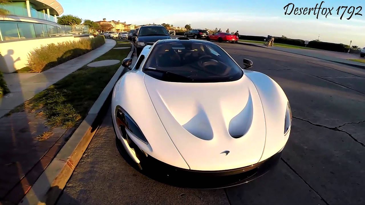 White McLaren P1 Walkaround - YouTube