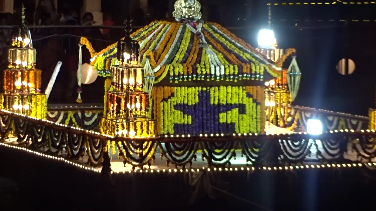 'Nityotsava' Lights Decoration of 'Gavi Math' Koppal Part-3 - YouTube