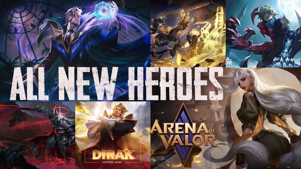 ALL YOU NEED TO KNOW BEFORE UPDATE | ALL NEW HEROES PART 2| AOV INDIA ...