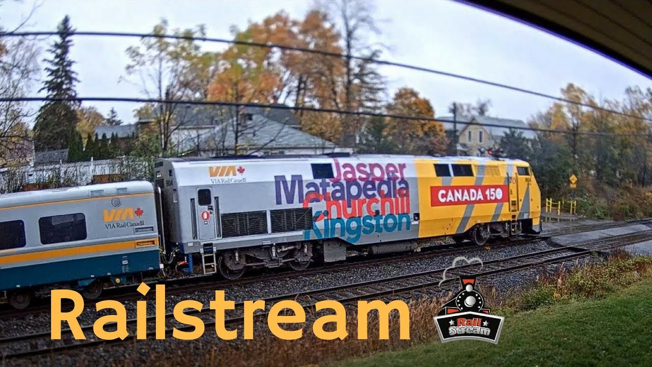 Railstream Celebrates Its First Canadian Railcam! - YouTube