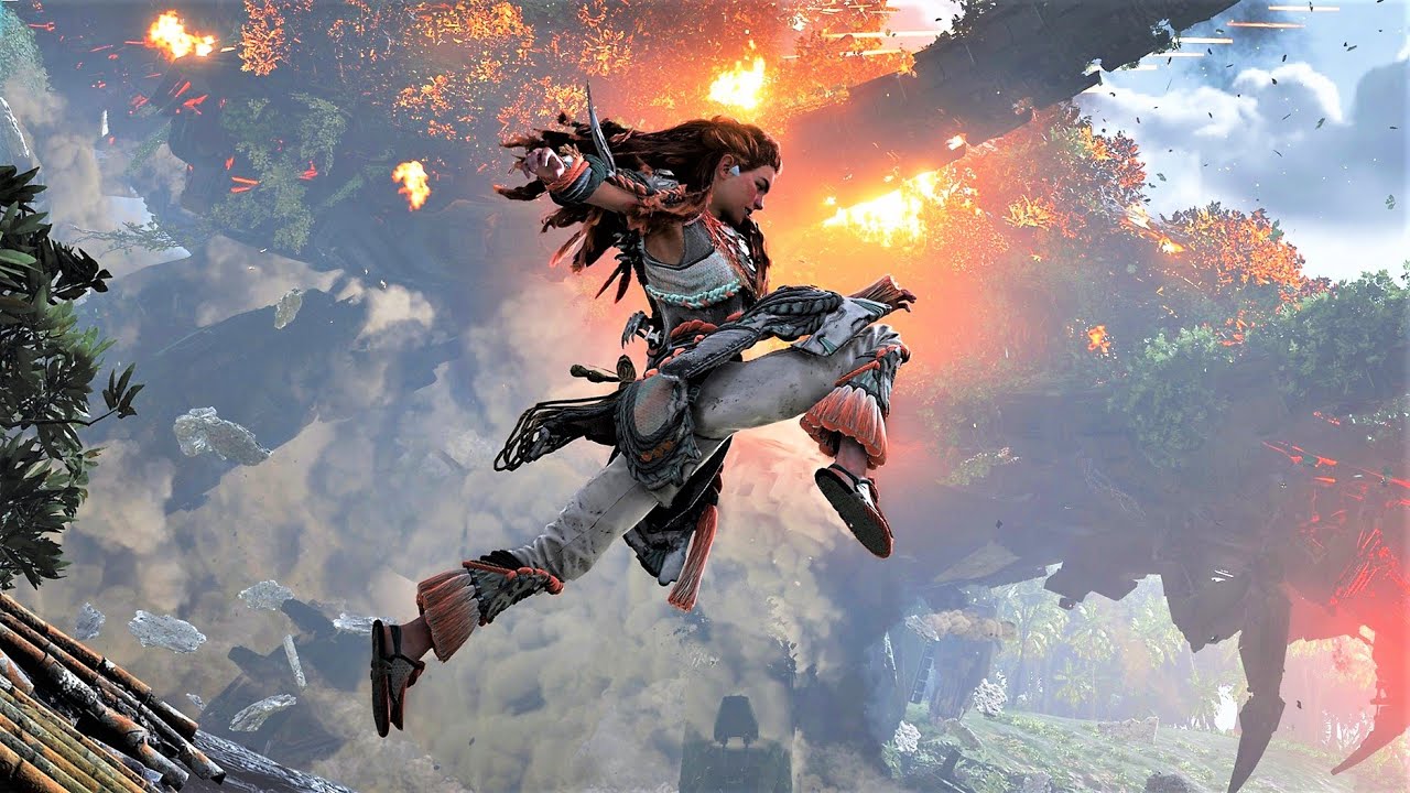 HORIZON FORBBIDEN WEST - Horus Boss Fight Cinematic Scene 4K ULTRA ...