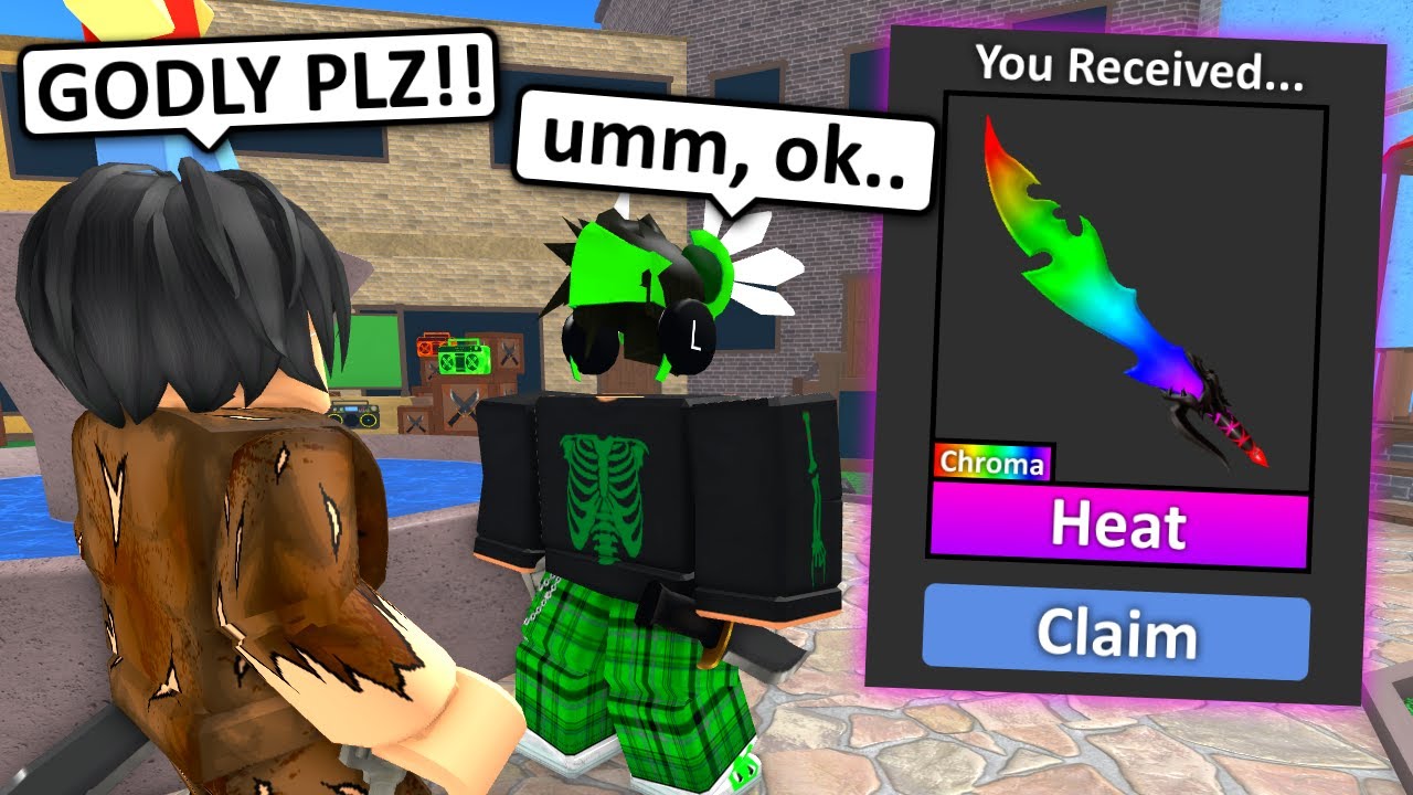 Toxic MM2 Player SWEARS at ME! - YouTube