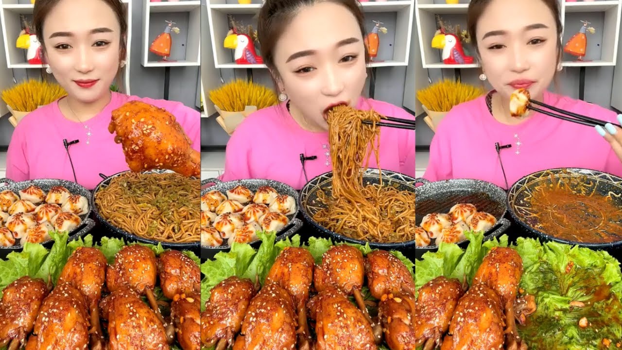 Cute Girl Eating Food So Yummy Mukbang ASMR Ep356 | 可爱的女孩吃食物如此美味 Mukbang ASMR Ep356 - YouTube