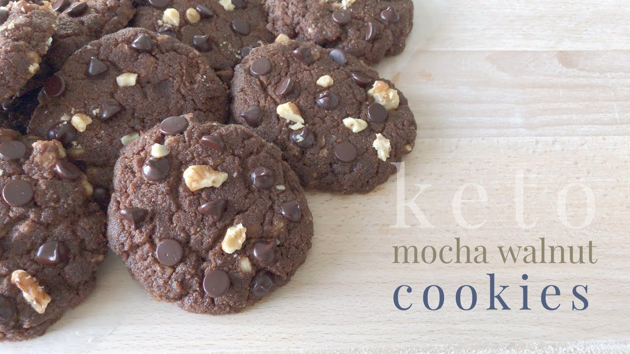 Mocha Walnut Cookies | Keto - YouTube