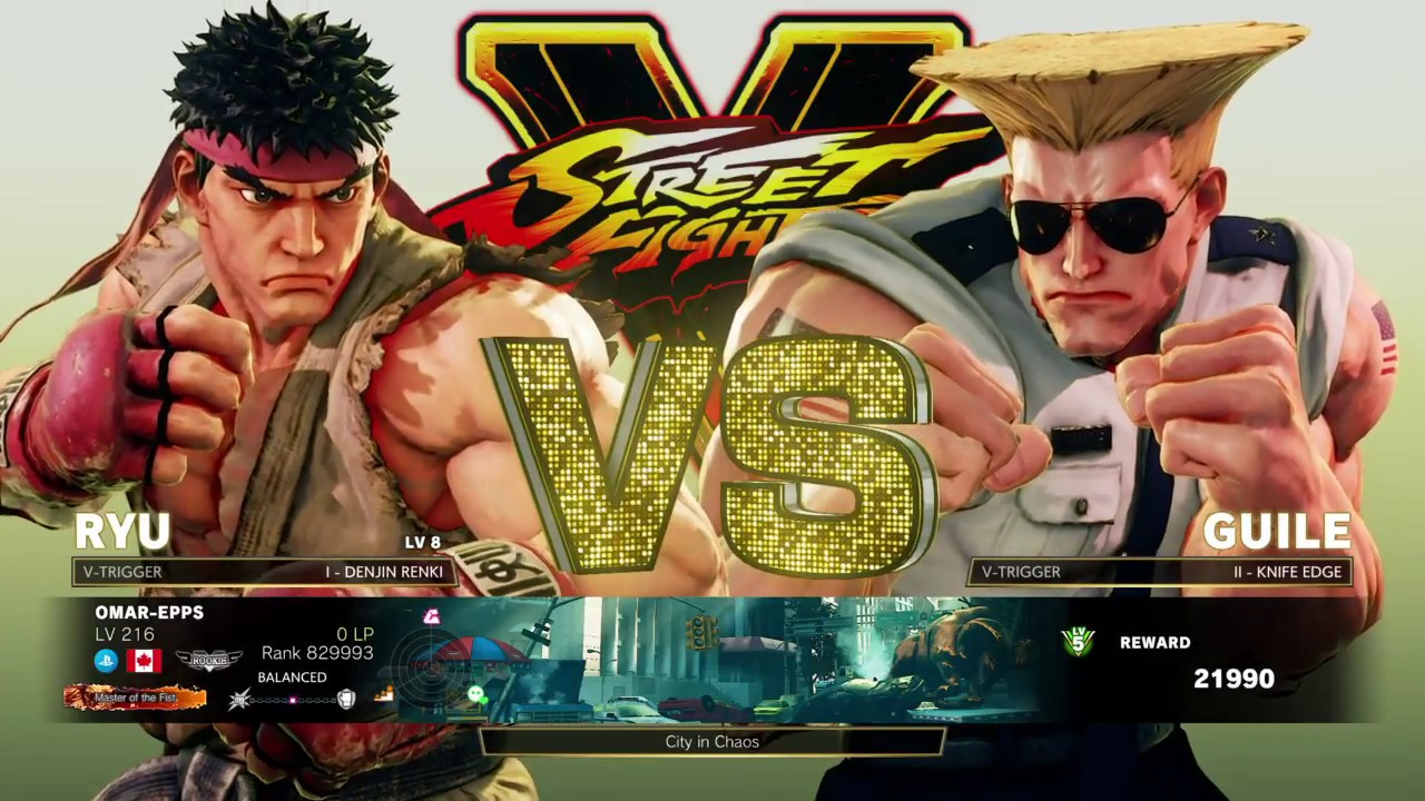 STREET FIGHTER V - Ryu Arcade Mode SF5 - YouTube