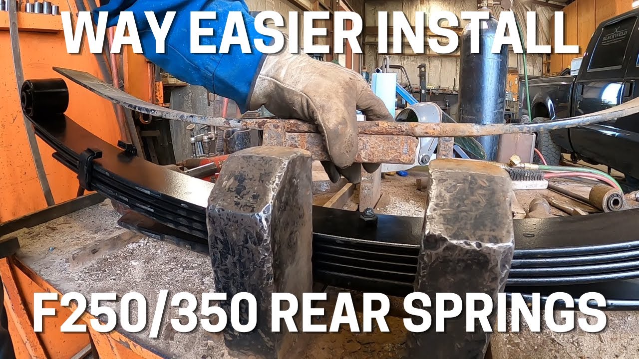 How to split the helper off the main spring for easier install | Ford ...