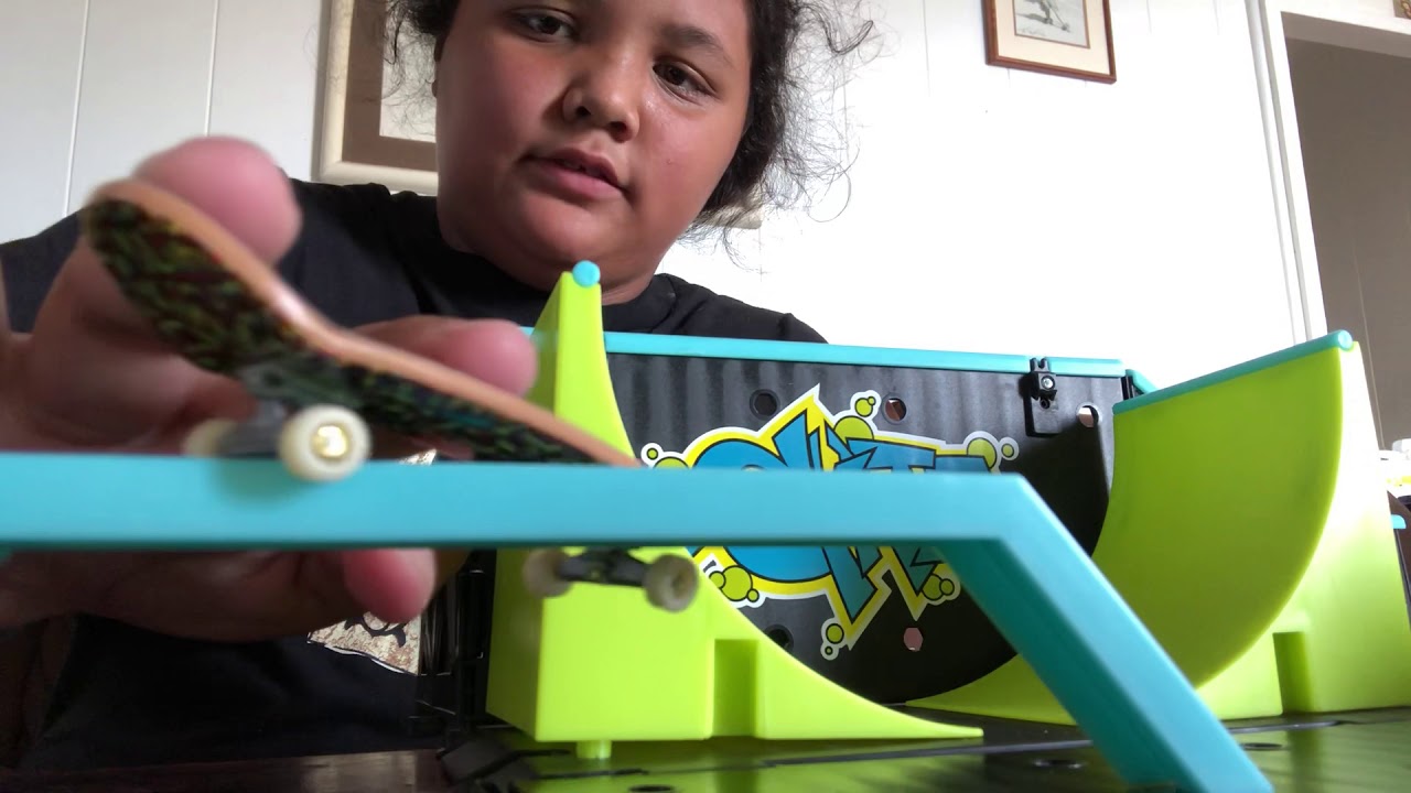 Playing tech deck - YouTube