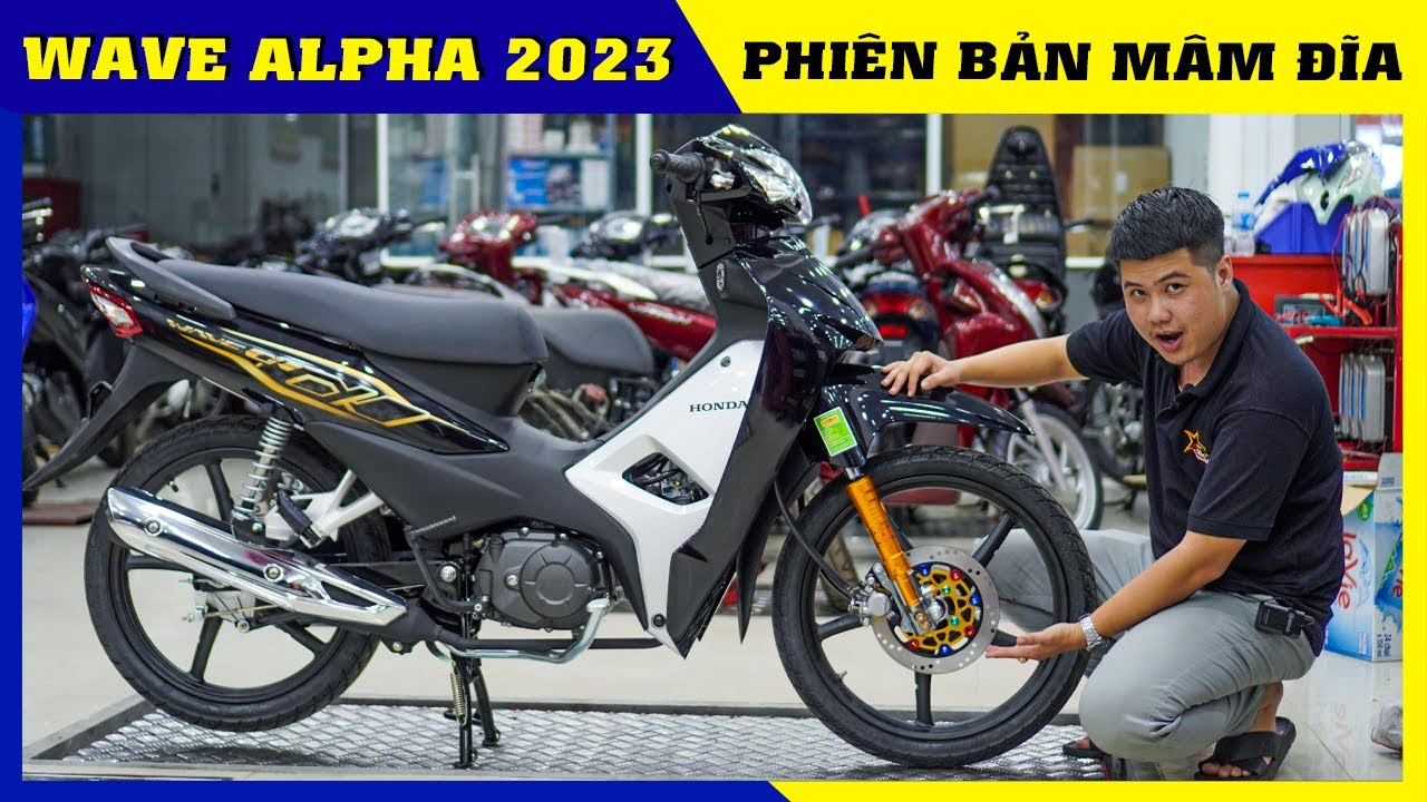 Wave Alpha 2023 Mâm Đĩa Cực Đẹp ️ Giá xe Wave Alpha 2023 phiên bản Mâm ...