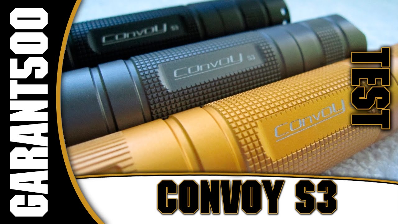 CONVOY S3! Тест реального фонаря, за не большие деньги! - YouTube