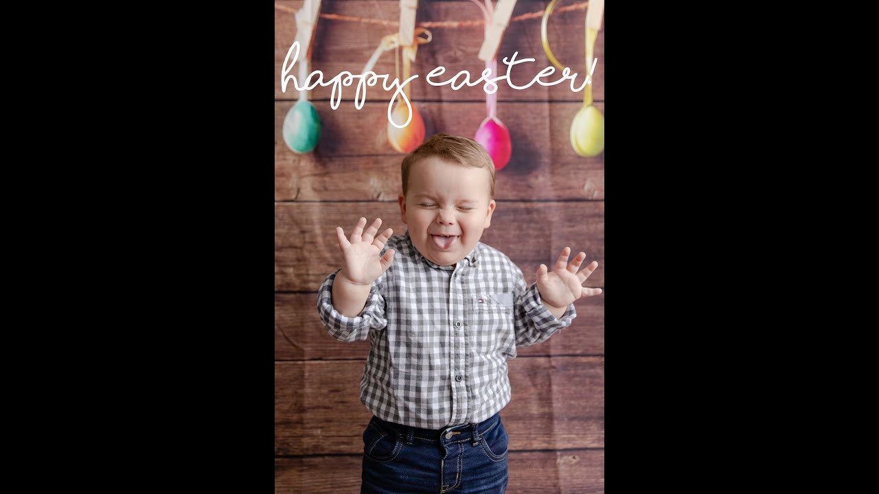 Oliver's Easter Photoshoot - YouTube