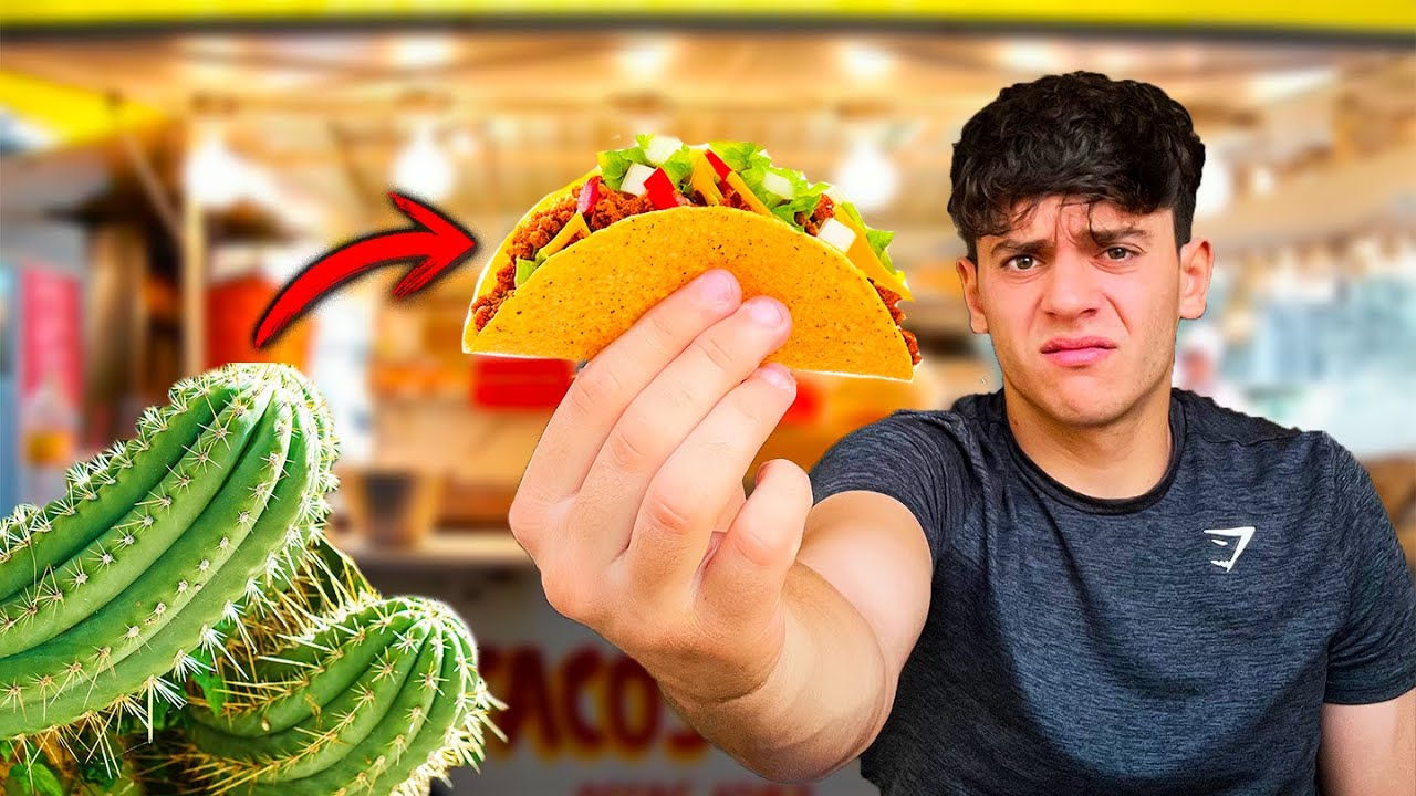 Probé tacos de cactus... 🤮 - YouTube