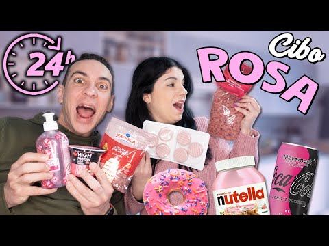 MANGIAMO SOLO CIBO ROSA PER 24 ORE 🐷