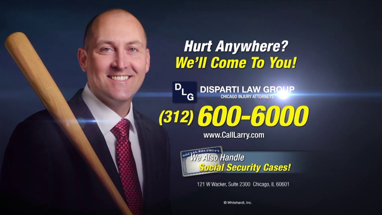Injured in a Car Wreck? Call Larry Disparti! - YouTube