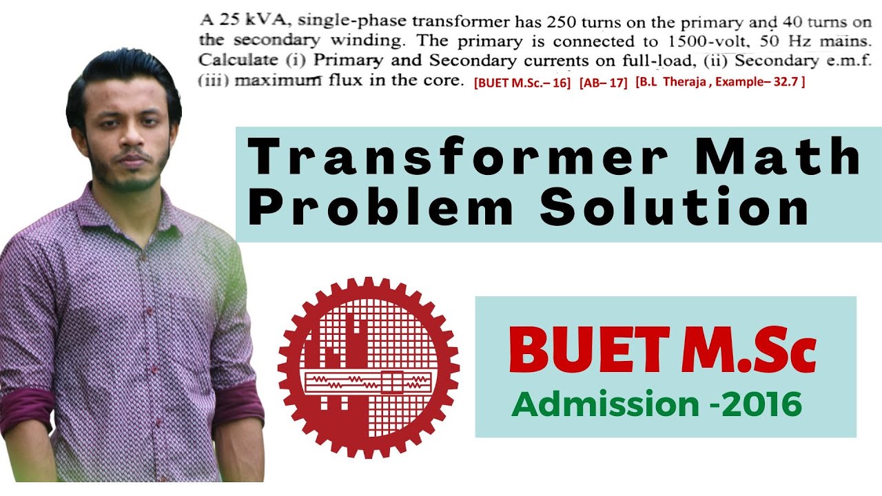 Transformer Math Problems Bangla || EEE job question solution - YouTube
