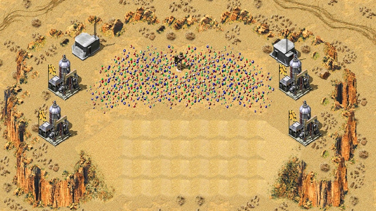 Red Alert 2 - Siege Chopper & Rhino Tank (Extra Hard) - YouTube