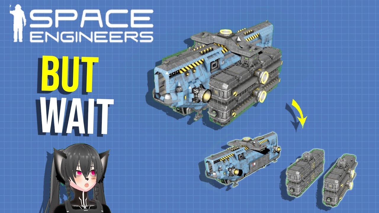 This Modular Payload Ship Tricks the Eyes, Space Engineers - YouTube