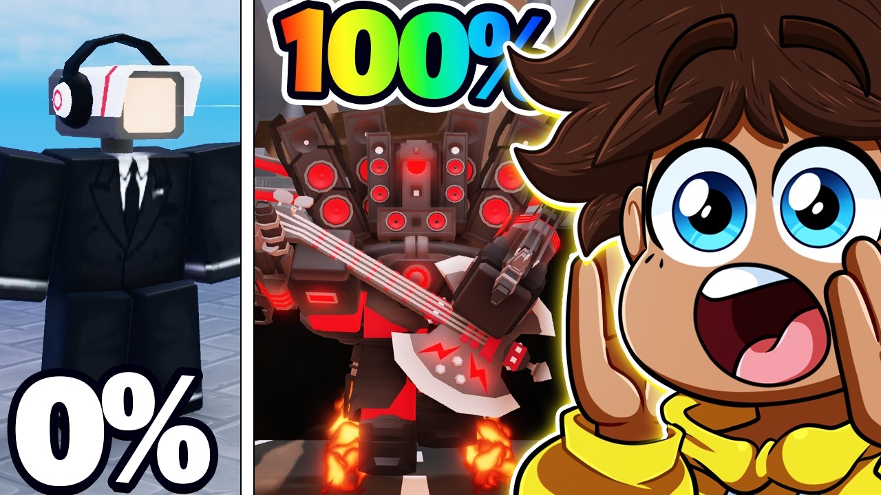 JOGUEI 100% DO SKIBIDI TOILET RNG - YouTube