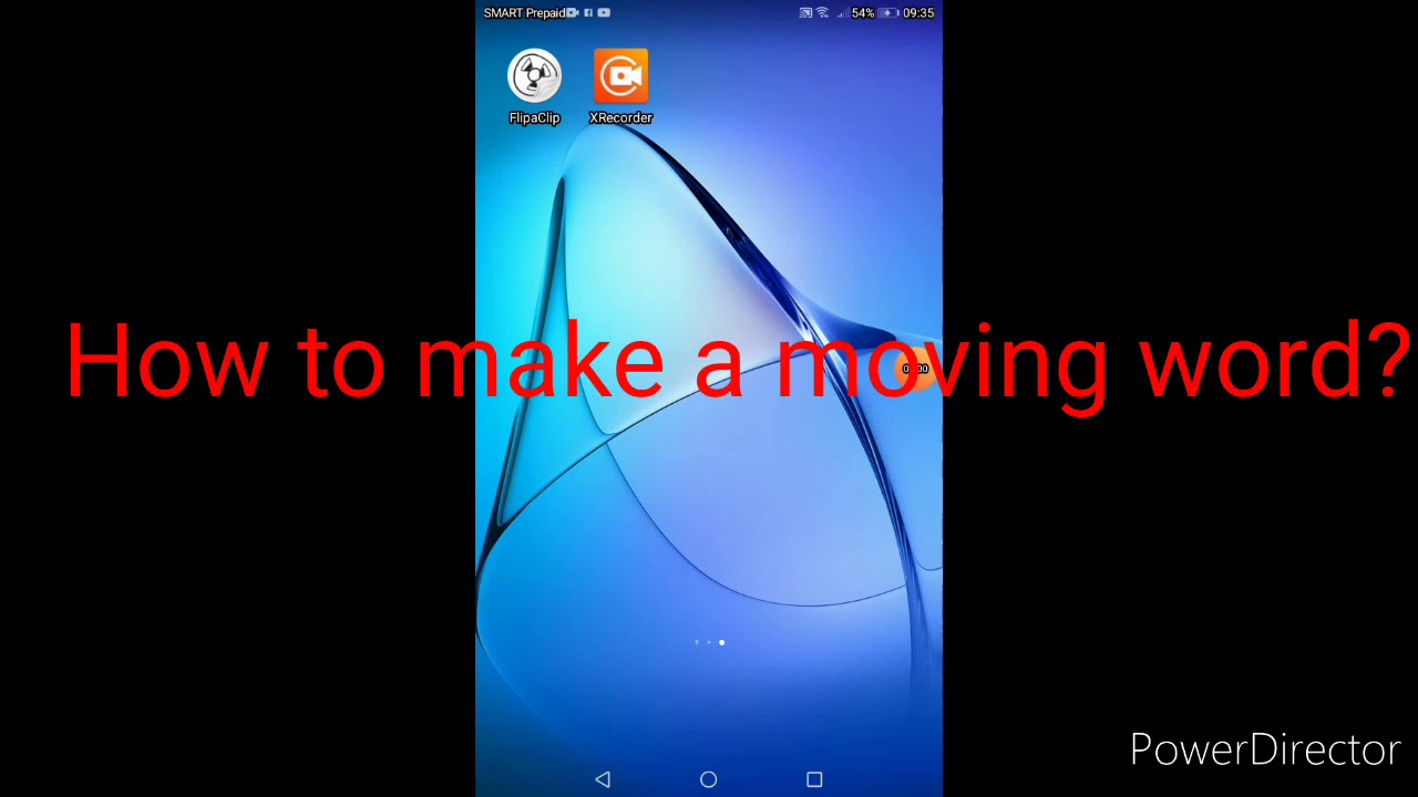 Moving word tutorial - YouTube