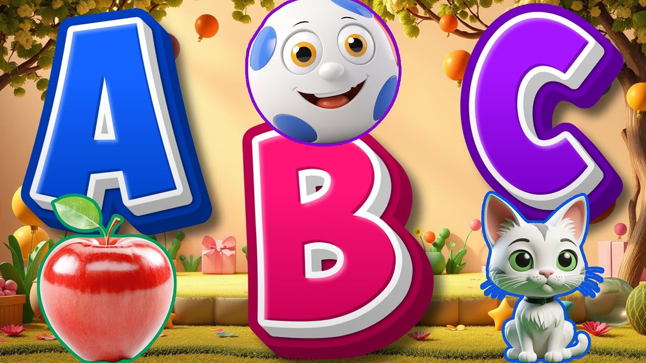 A for Apple | A B C Fun Alphabet Song for Kids | Learn ABC with Music ...
