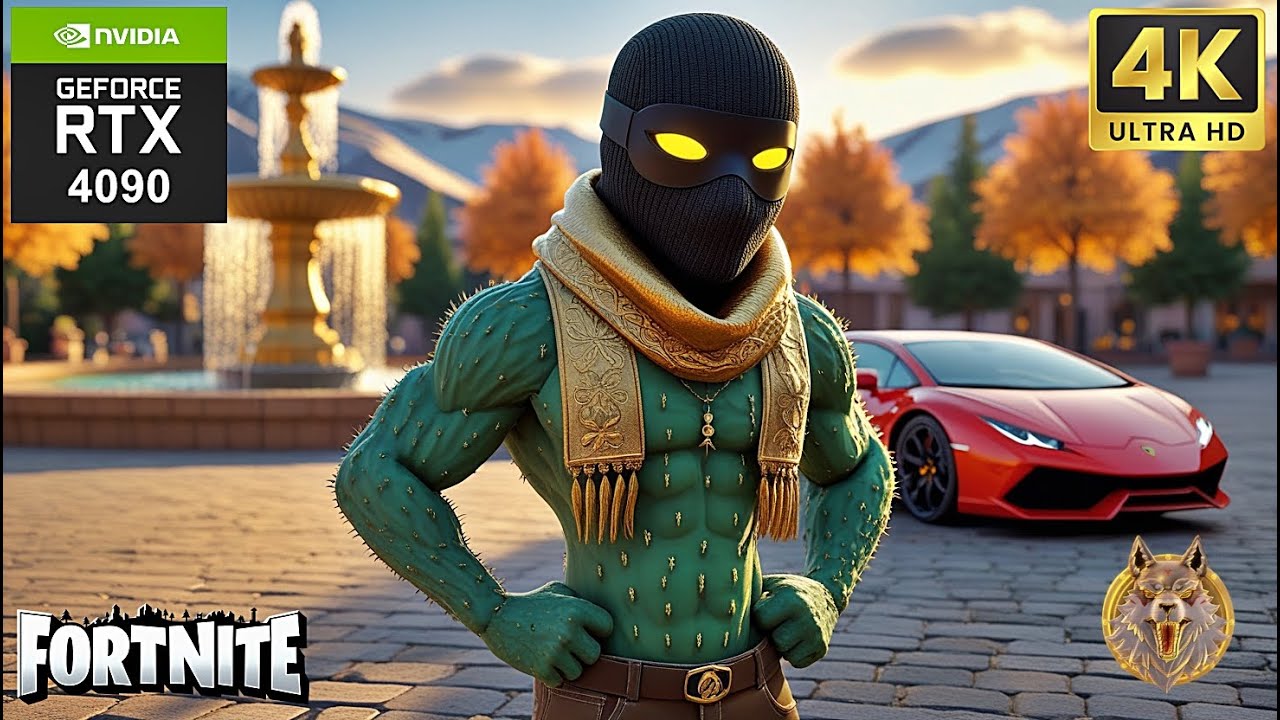 Fortnite Big Dill Skin Gameplay | RTX 4090 4K Max Graphics + Ray ...