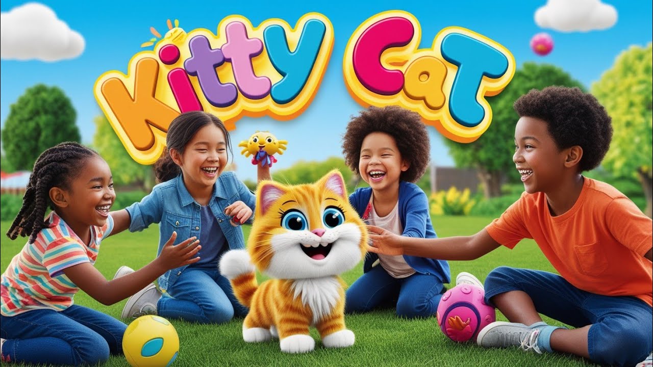 "🎶 The CUTE Kitty Cat Song | Ultimate Nursery Rhymes for Kids! 🐾 Sing ...
