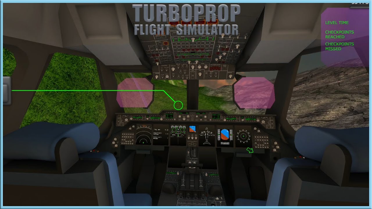 Turboprop Flight Simulator 3D Gameplay #3 - YouTube