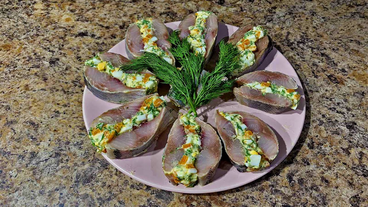 Stuffed herring/Фаршированная селедка - YouTube