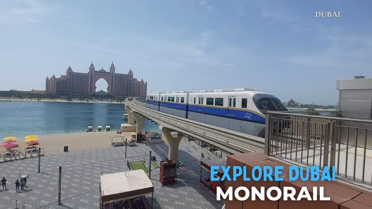 Monorail | Atlantis | The View | Dubai #video #travel #trend #uae - YouTube