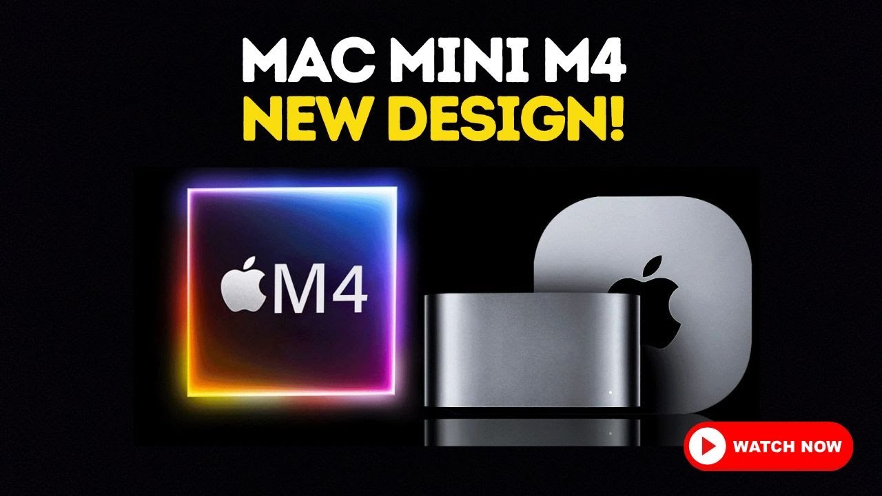 Mac Mini M4 Redesign: Apple's Smallest Computer Ever! - YouTube