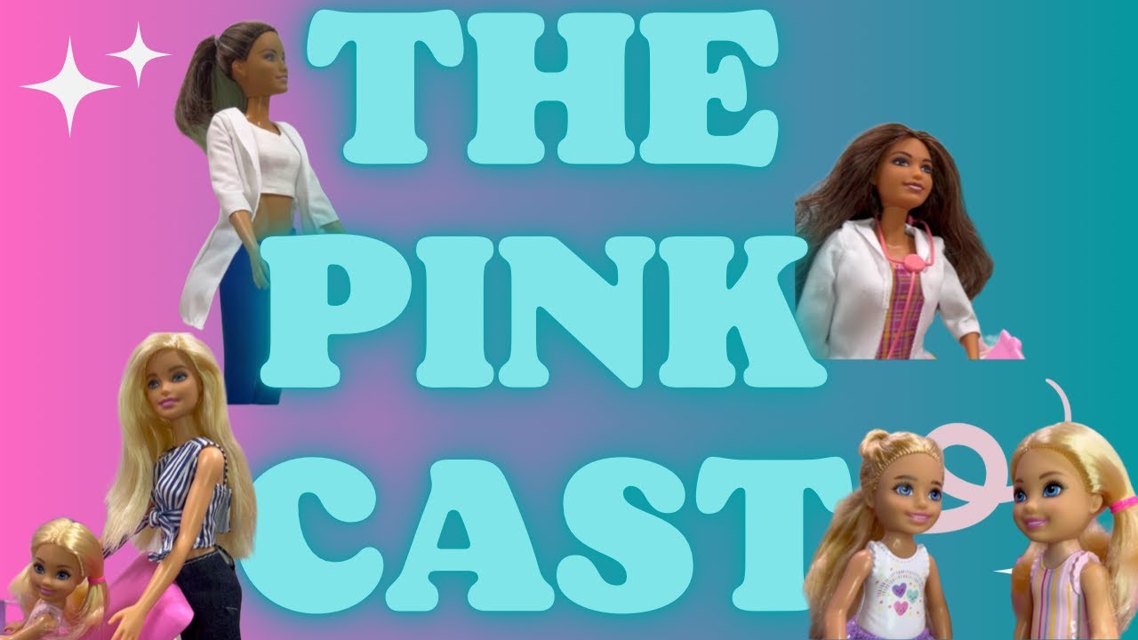 The Pink Cast Doll Barbie Playtime Pretend Toddler Storytime Kids ...