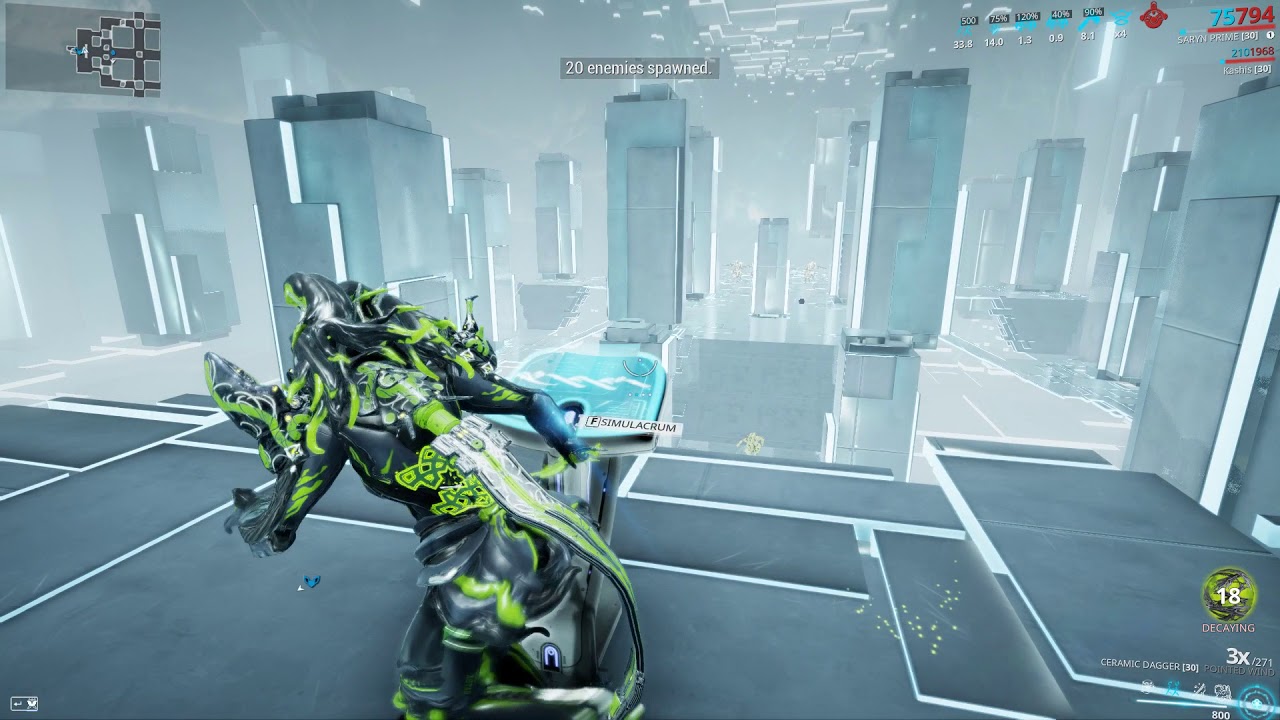 Warframe: Masochistic Adaptation using Saryn Prime (Melee Survival/Tank ...