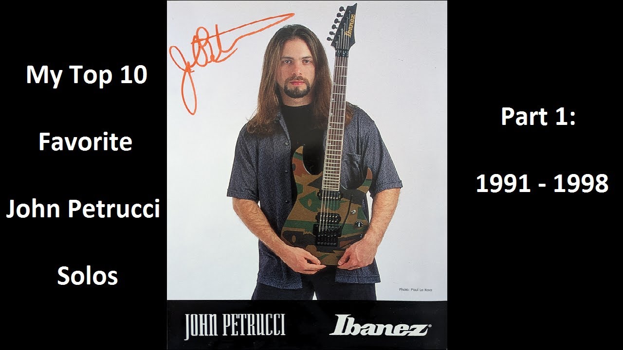 My Top 10 Favorite John Petrucci Solos - 1991 - 1998 - YouTube