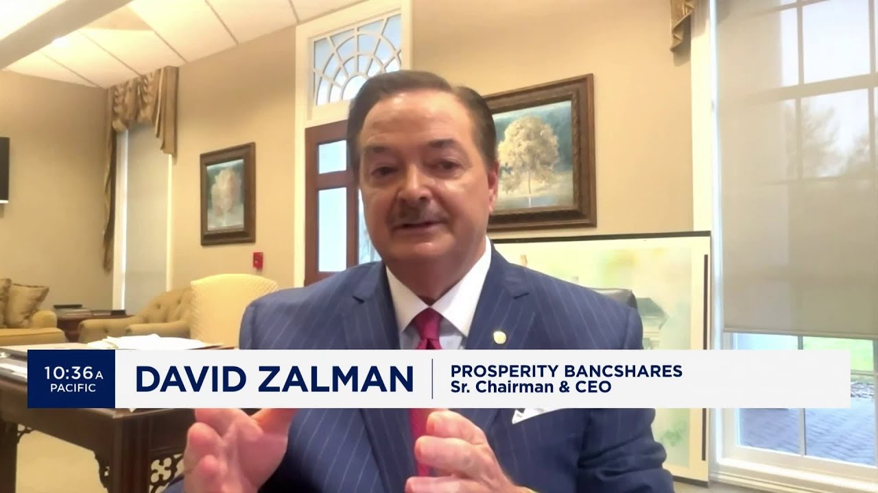 Prosperity Bancshares CEO David Zalman expects growth in the second ...