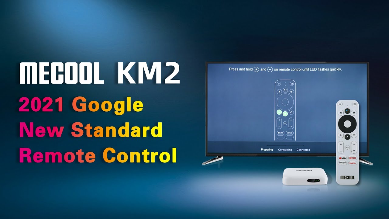 Netflix 4K Media Player MECOOL KM2 2021 Google New Standard Remote ...