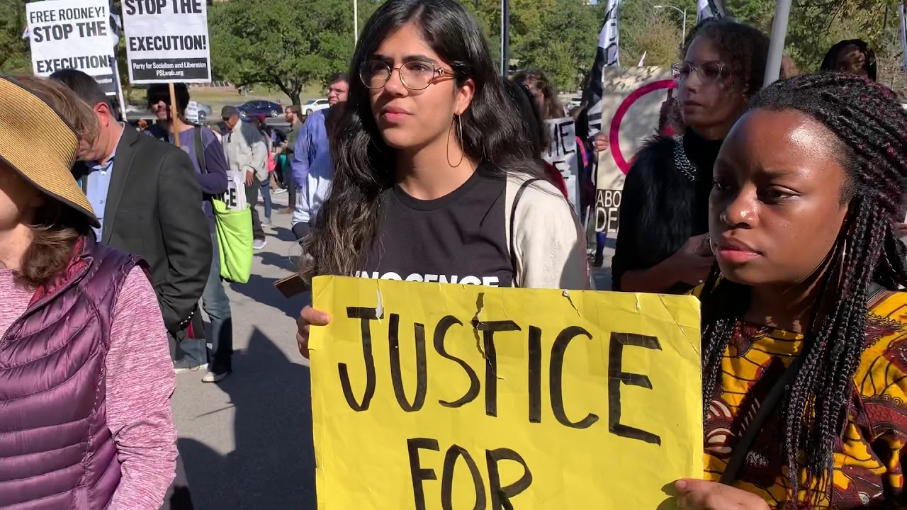 Rodney Reed Protest - YouTube