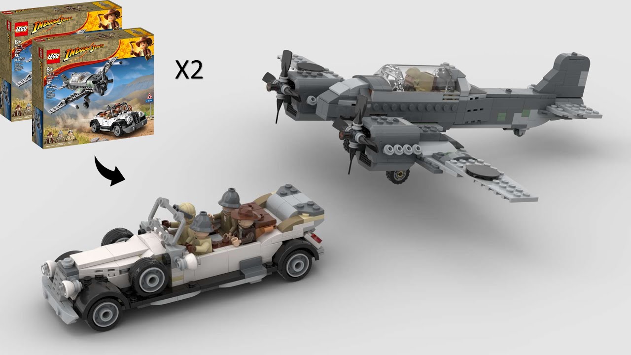 LEGO Mercedes-Benz 770 & Messerschmitt Heavy Fighter - Alternate Build ...