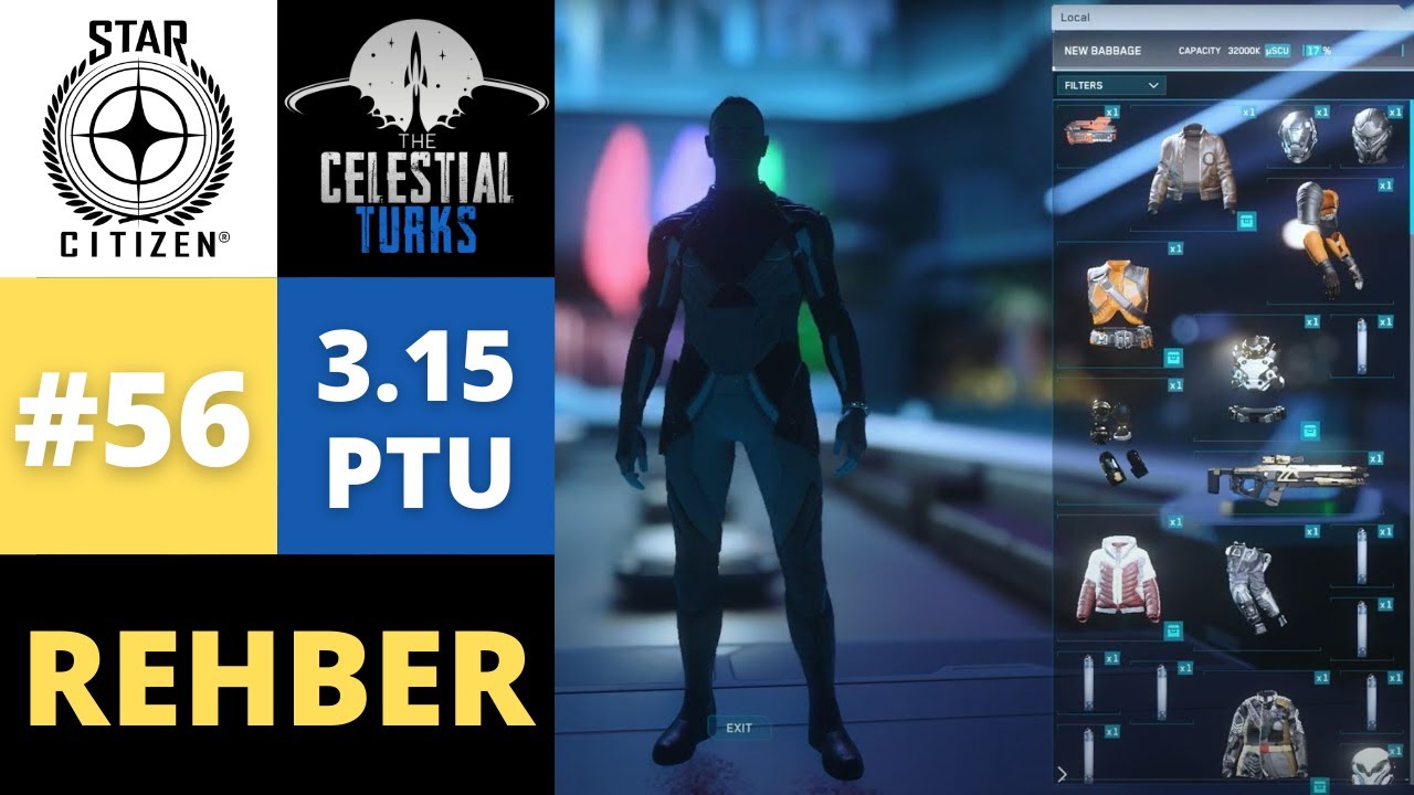 Star Citizen Türkçe - Personal Inventory - Yeni Envanter sistemi - YouTube