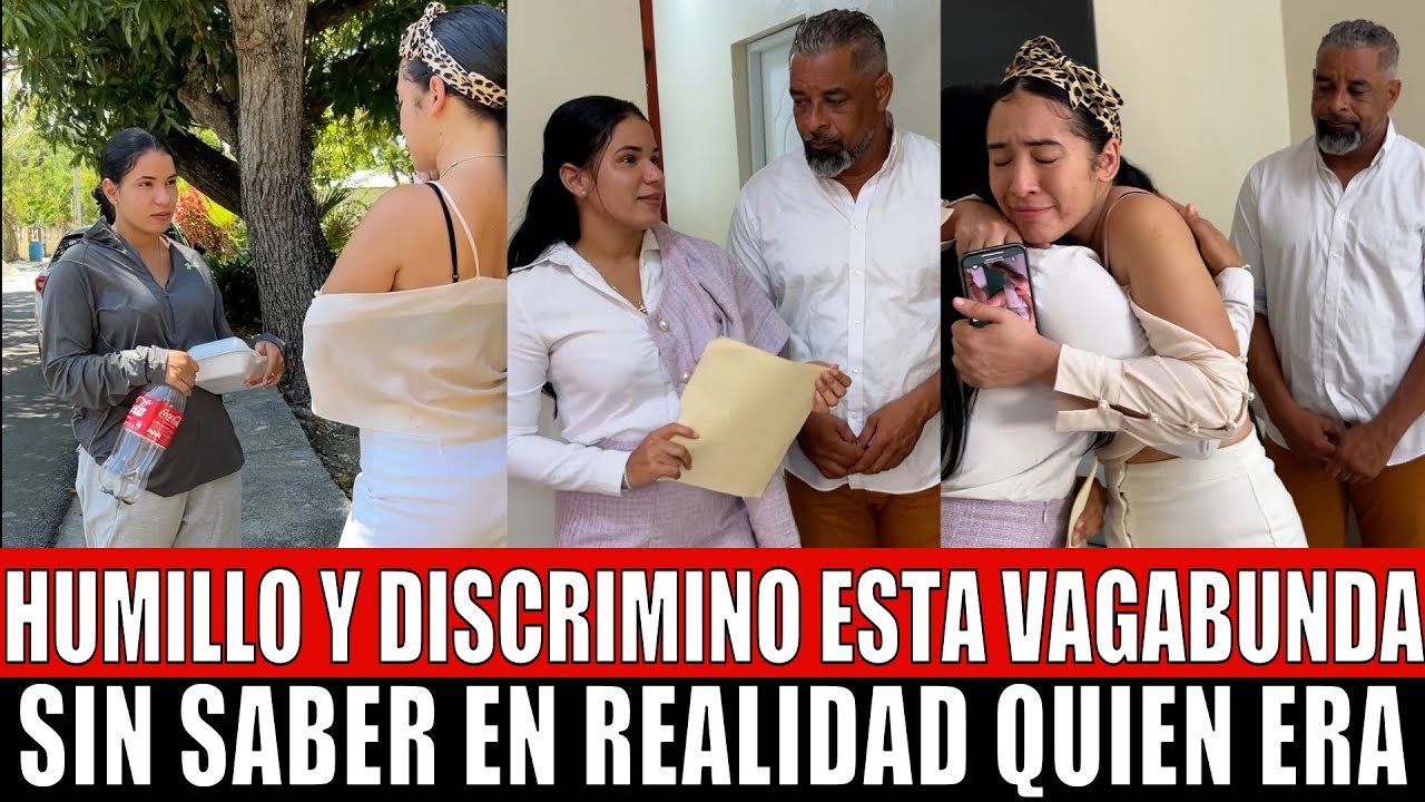 Humillo y discrimino esta vagabunda sin saber en realidad quien era ...