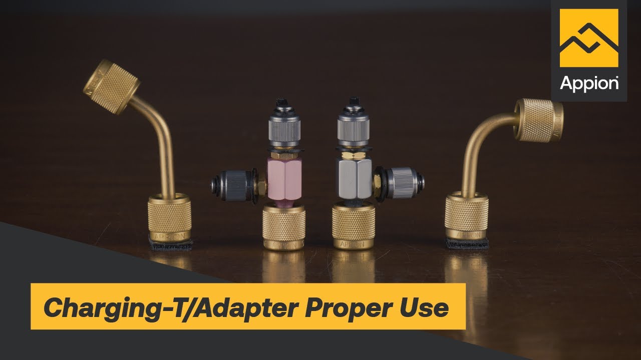 Charging T & Adapter Fitting Proper Use - YouTube