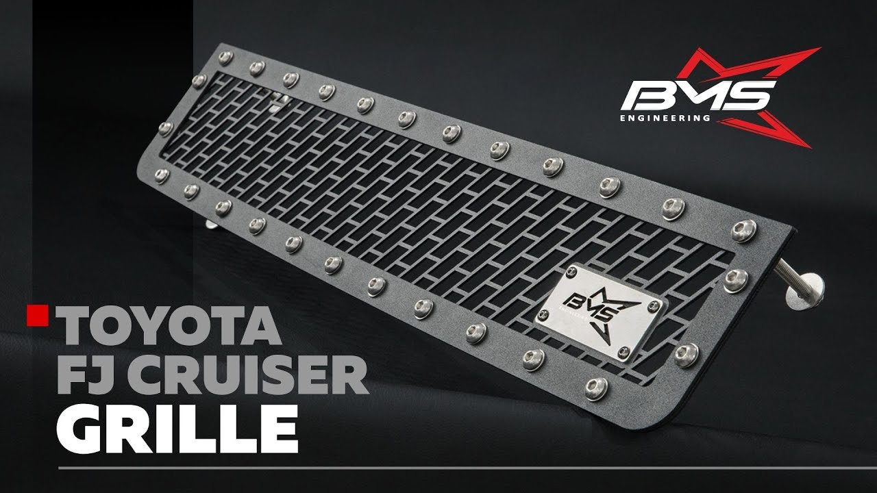 Решетка радиатора / Radiator grille / BMS Toyota FJ Cruiser - YouTube