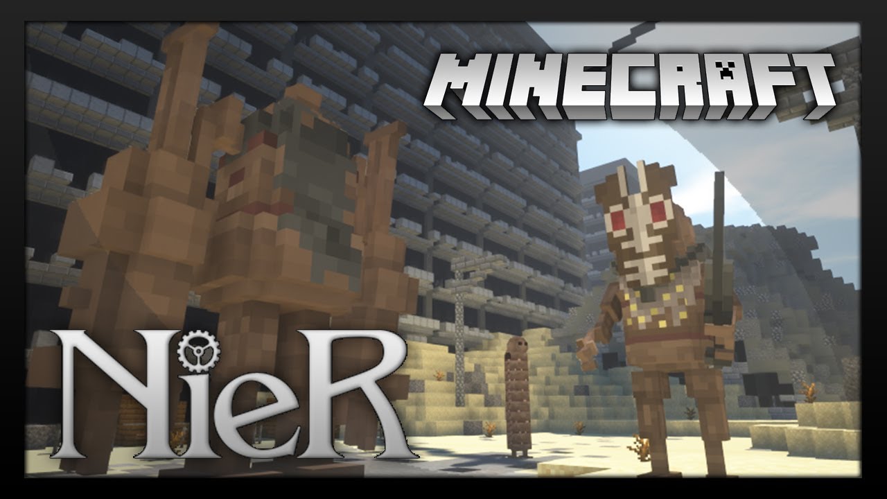 NieR Automata in Minecraft: Desert City - YouTube