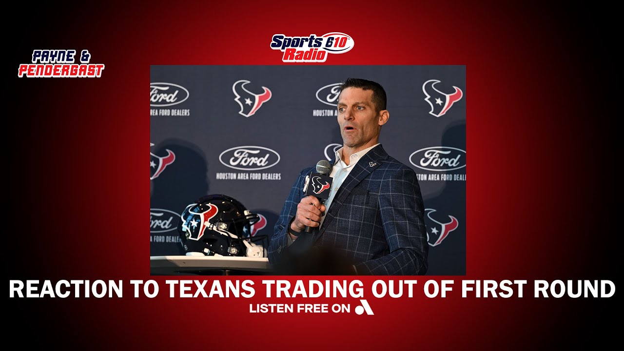 Texans trade out of 2024 NFL Draft first round; P&P reaction - YouTube
