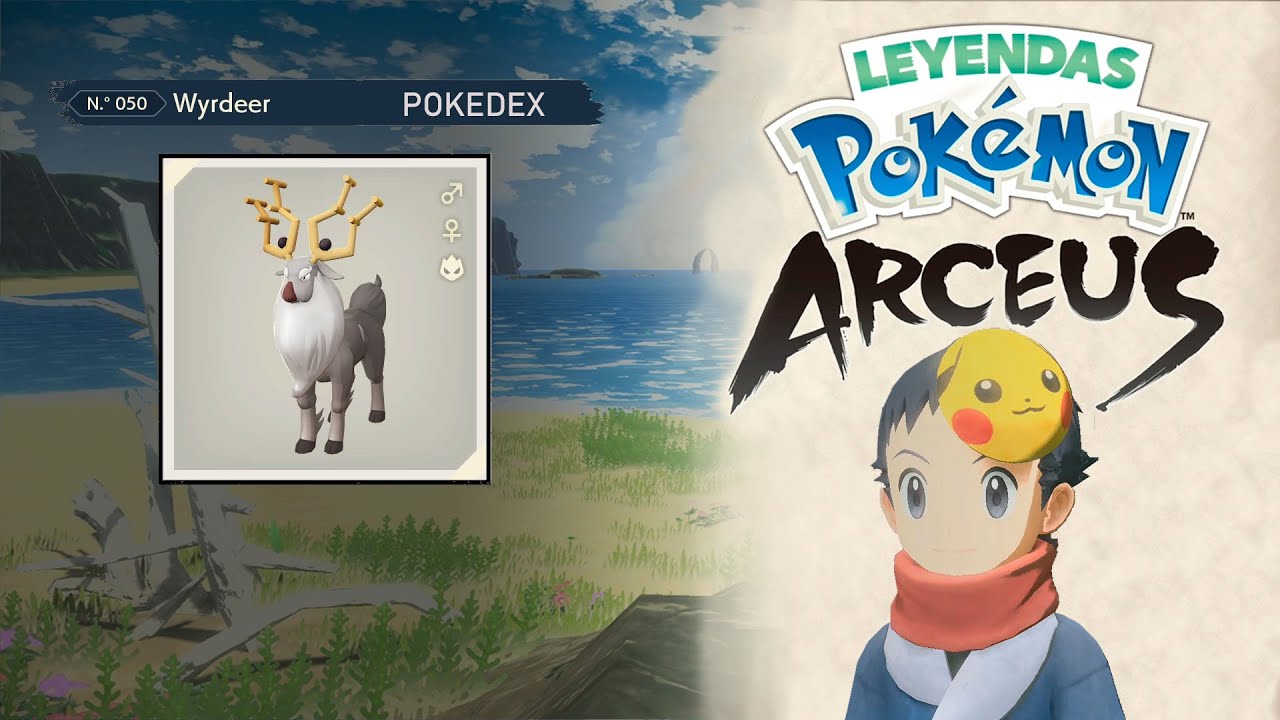 Donde encontrar a Wyrdeer - 050 Pokedex de Hisui - Pokemon Leyendas Arceus - YouTube