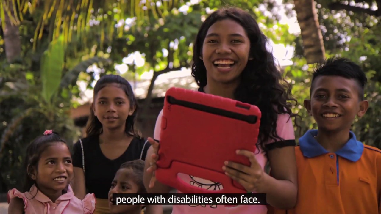 An Ap that shows the barriers people with disability face! - YouTube