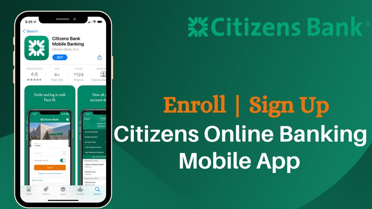 Enroll in Online Banking - Citizens Bank - Mobile Banking Sign Up - YouTube