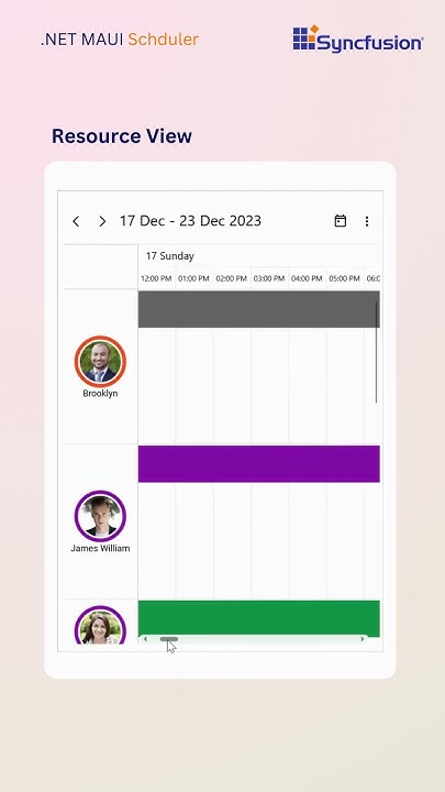 Seamless Resource Based Scheduling with .NET MAUI Scheduler - YouTube