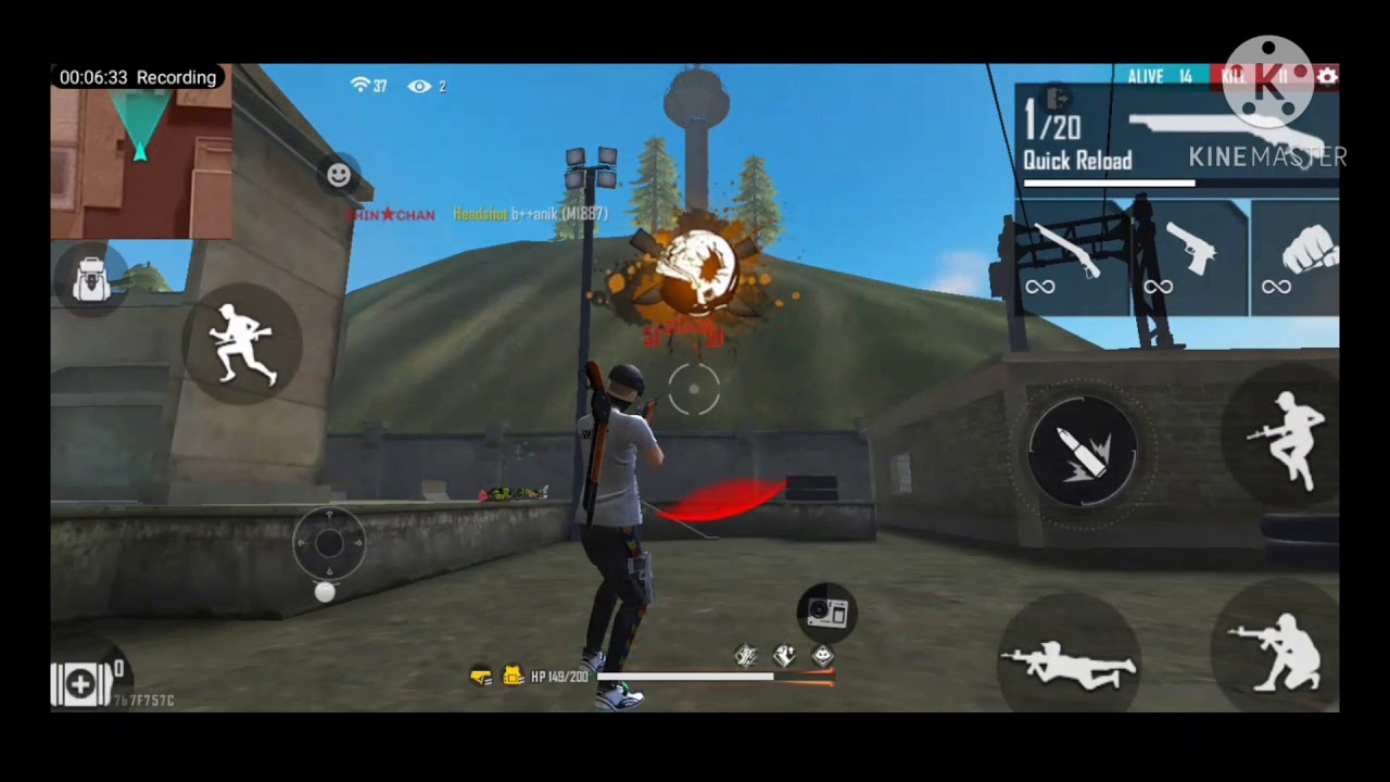 Free Fire One Tap Ultimate Gameplay - YouTube