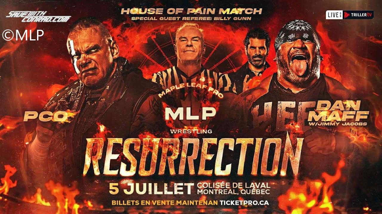 PCO (c) v Maff / International Title Guest Referee House of Pain Match ...